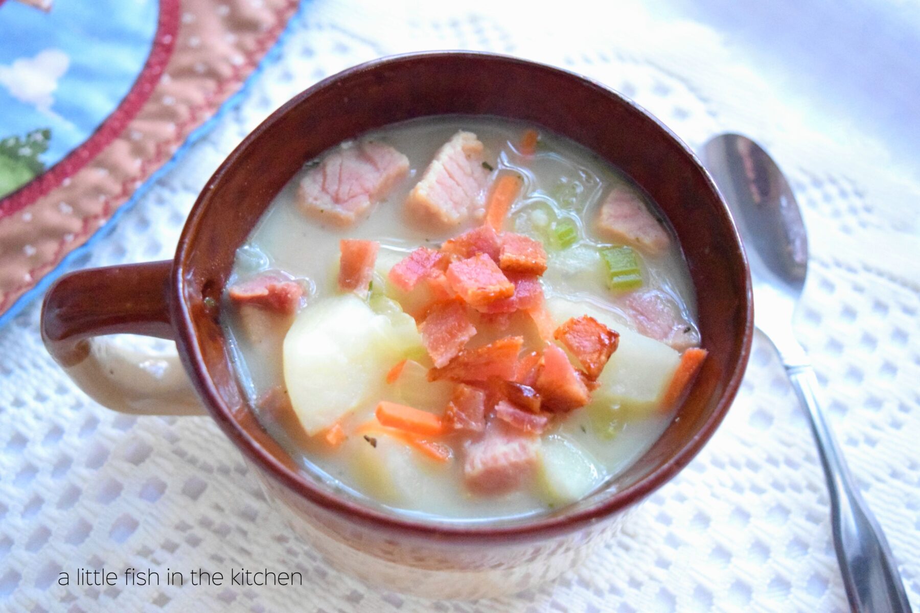 Old-Fashioned Ham and Potato Chowder (Recipe + Video) – A Little Fish ...