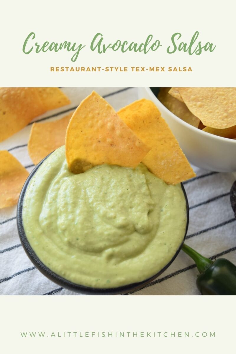 Creamy Avocado Salsa (Recipe + Video) – A Little Fish in the Kitchen