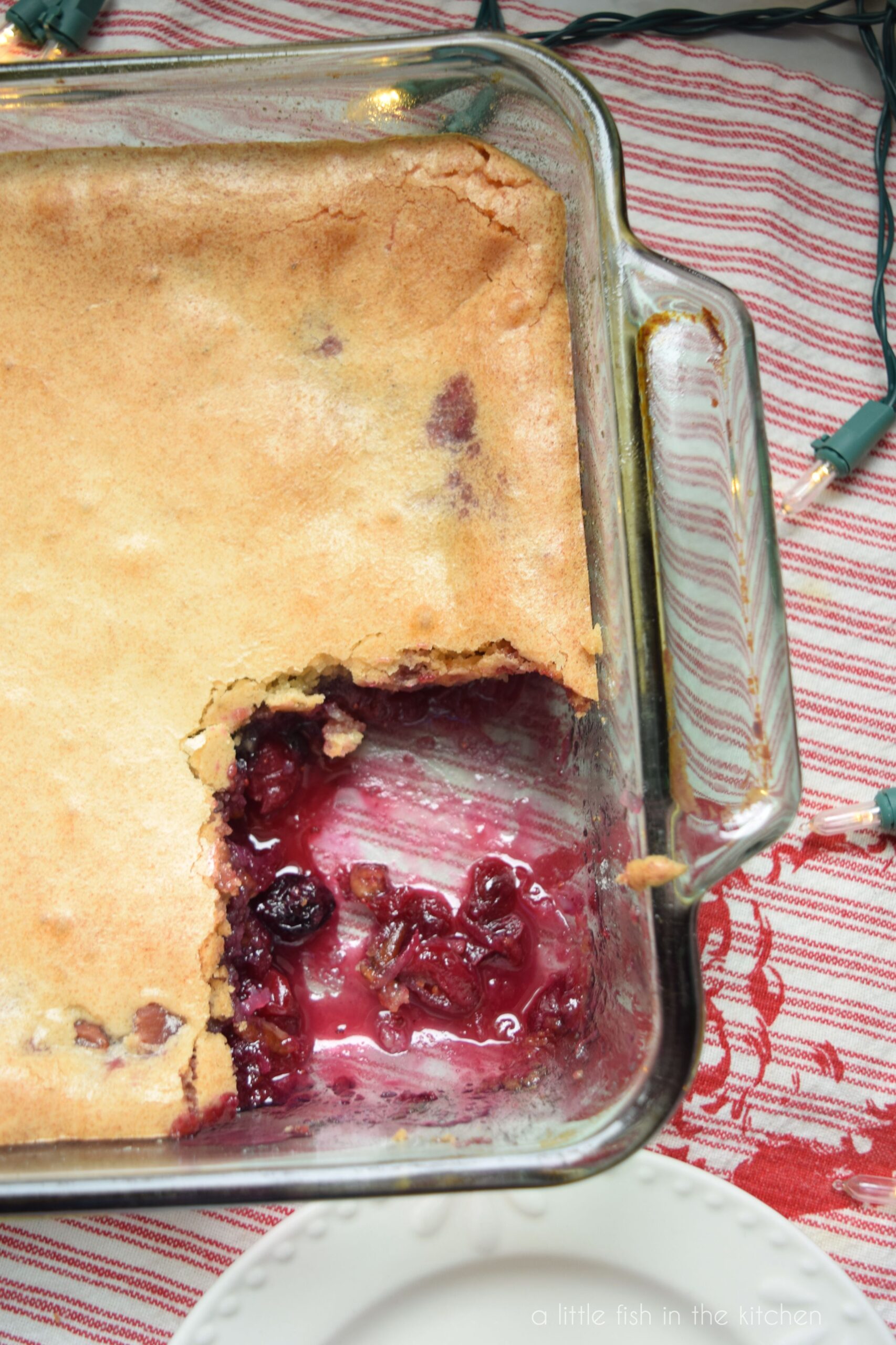 Cranberry Christmas Cobbler (Recipe + Video) – A Little Fish in the Kitchen