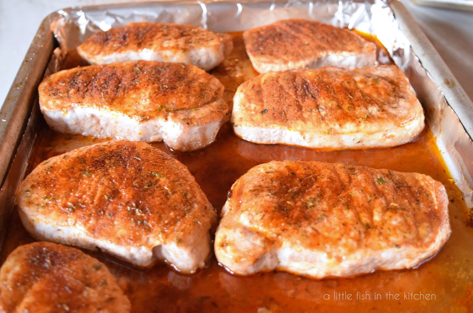 Baked Pork Chops (Recipe + Video) – A Little Fish in the Kitchen