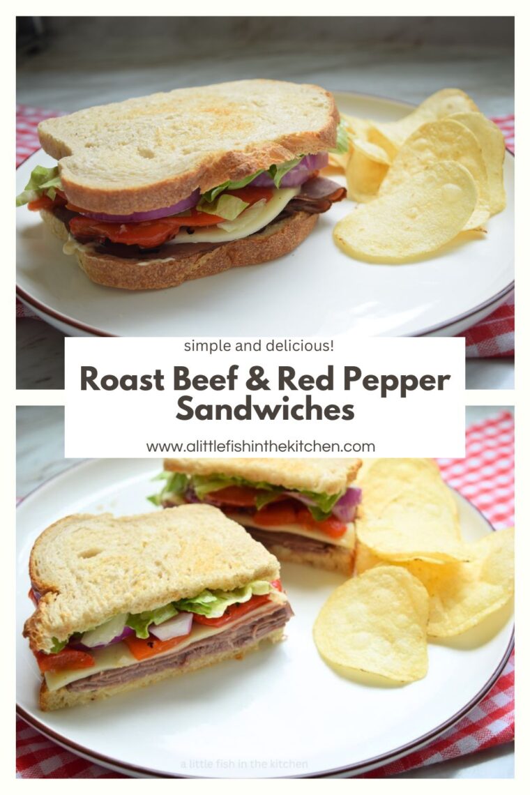 Roast Beef and Red Pepper Sandwiches (Recipe + Video) – A Little Fish ...