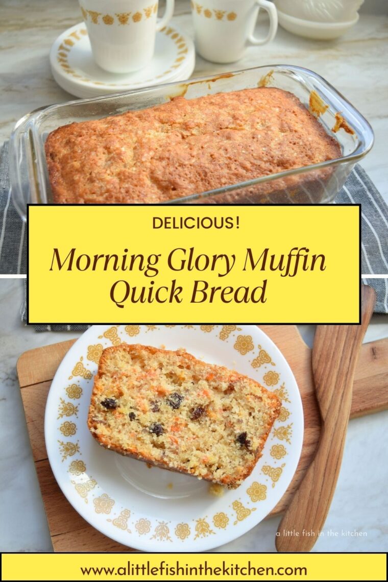 Morning Glory Muffin Quick Bread (Recipe + Video) – A Little Fish in the Kitchen