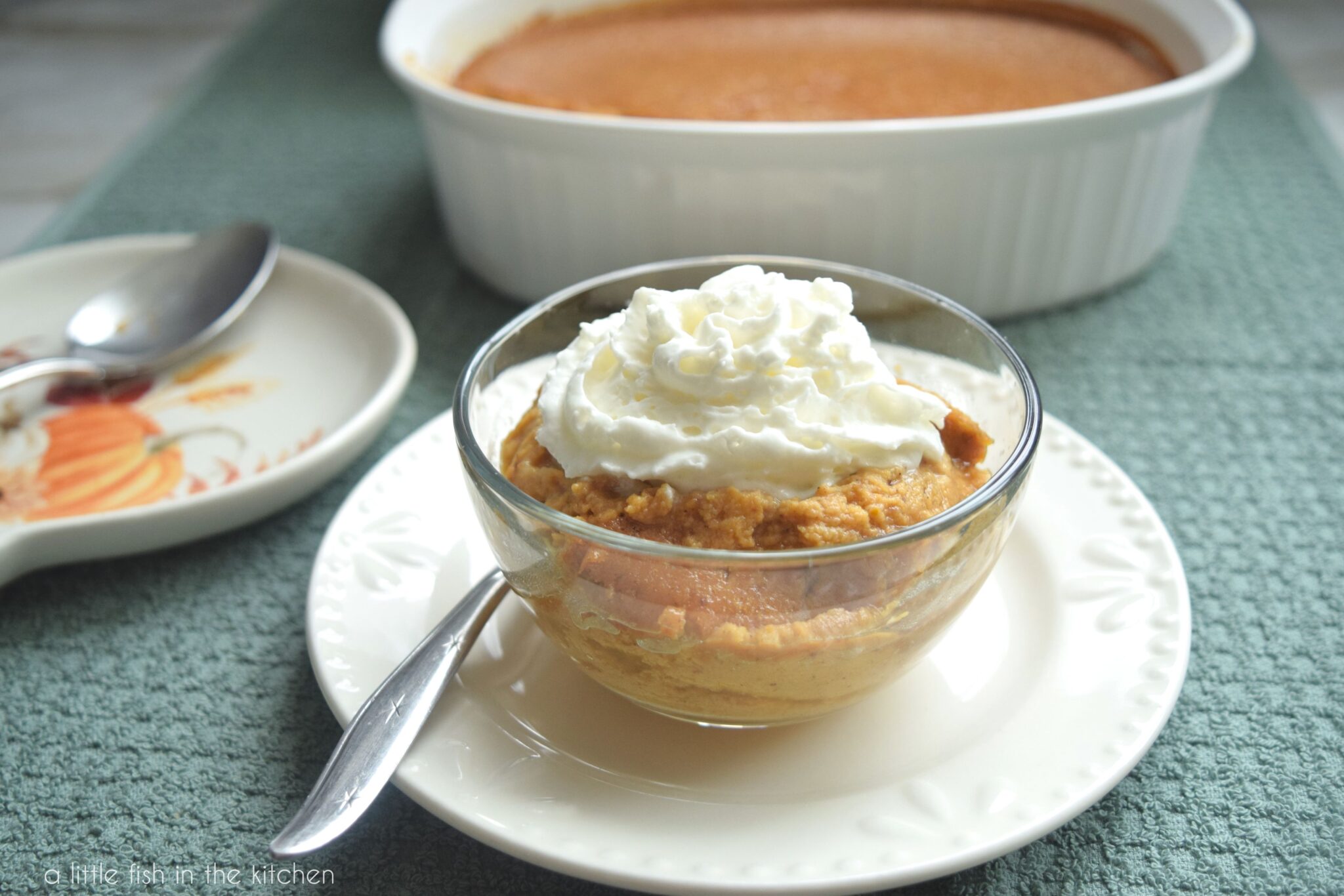 Baked Pumpkin Pie Pudding (Recipe + Video) – A Little Fish in the Kitchen