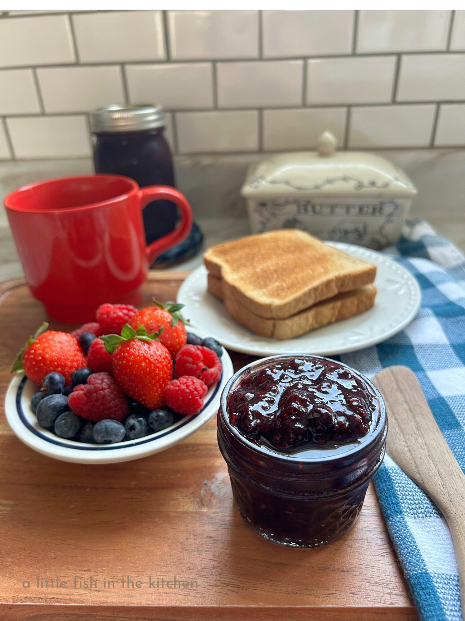 Easy Triple Berry Jam – A Little Fish in the Kitchen